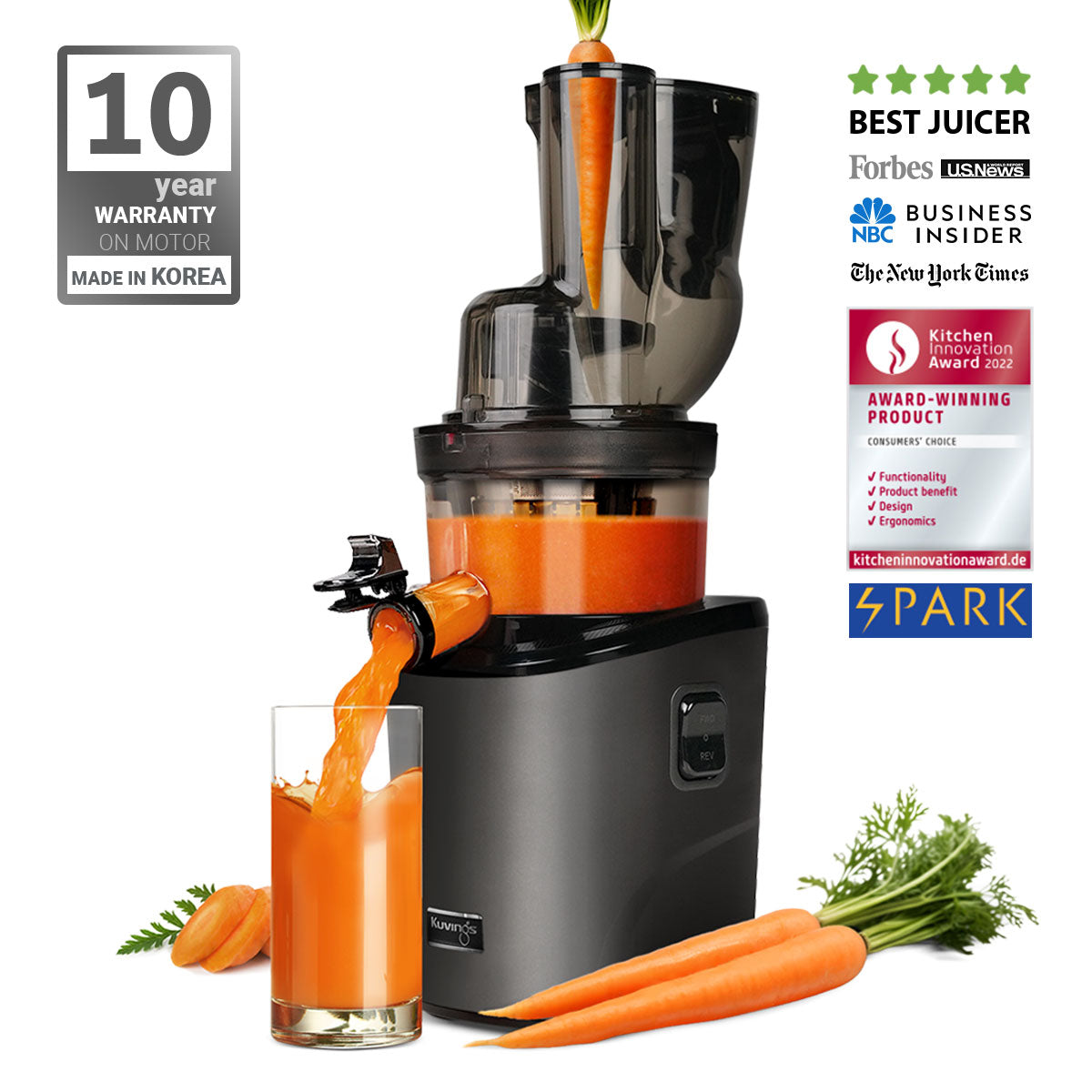 Kuvings Whole Slow Juicer REVO830 - Cold Press Slow Juicer – Kuvings ...